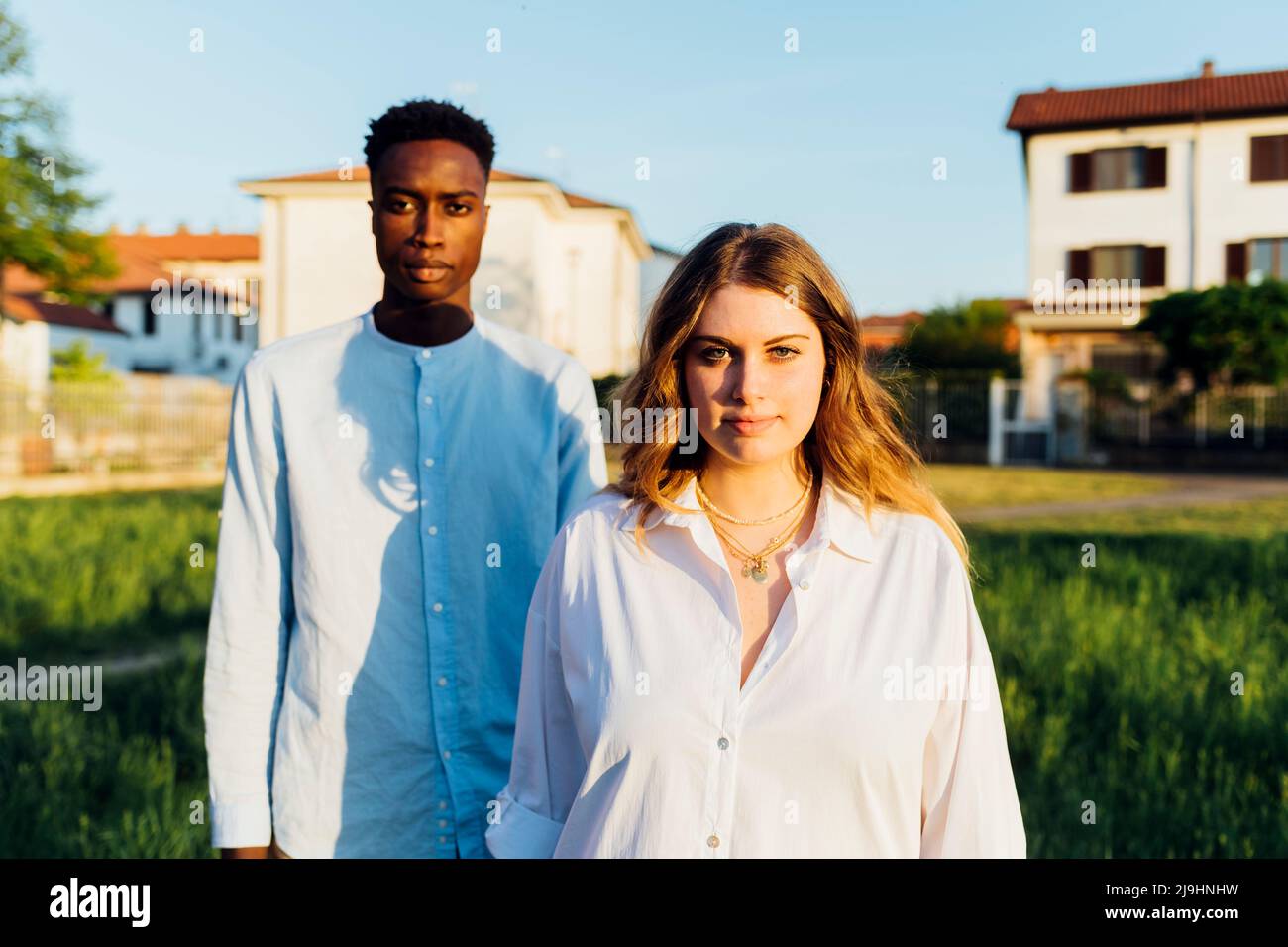 Portrait two people multiracial couple hi-res stock photography and ...