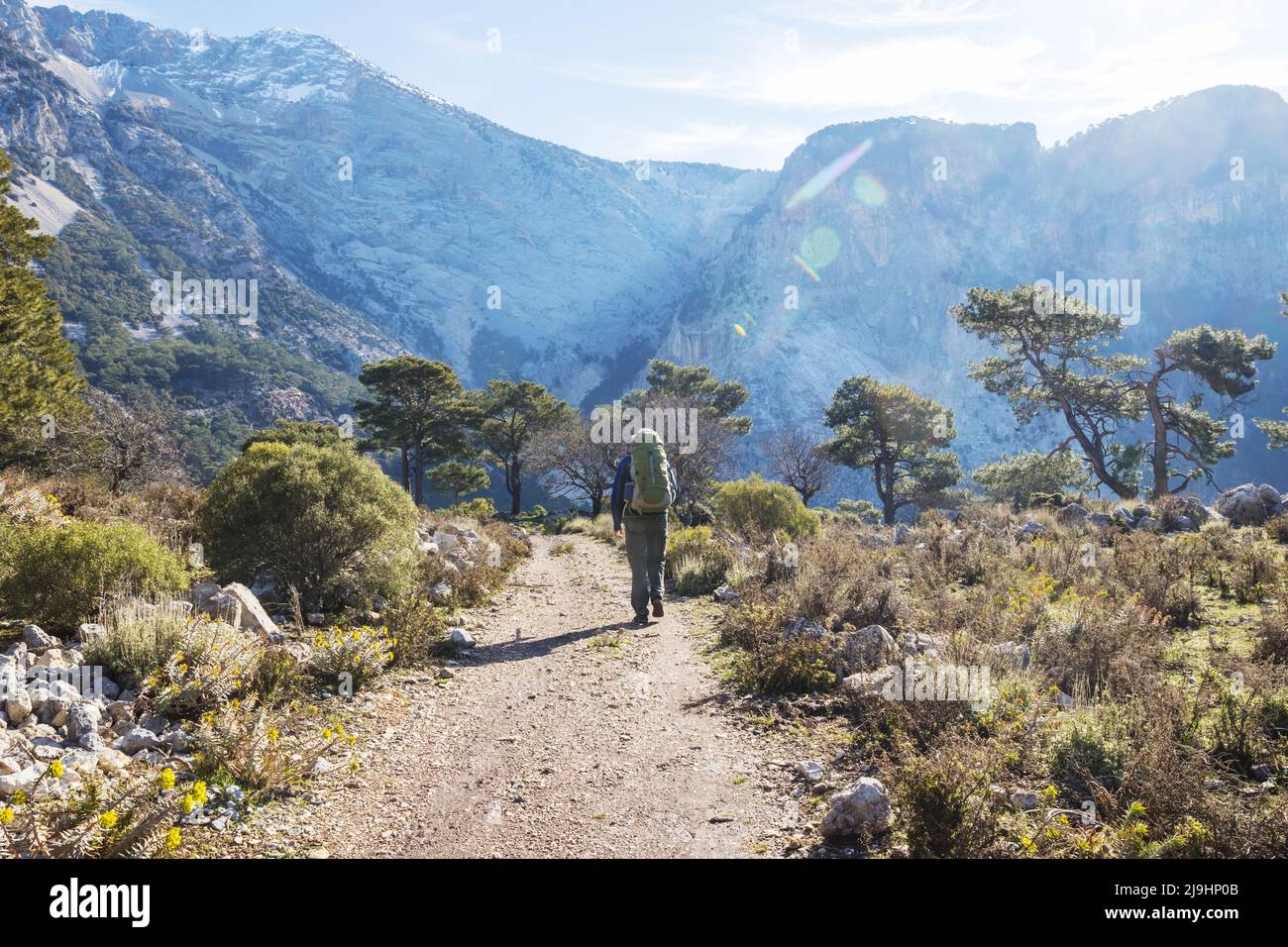Beautiful nature landscapes in Turkey mountains. Lycian way is famous ...