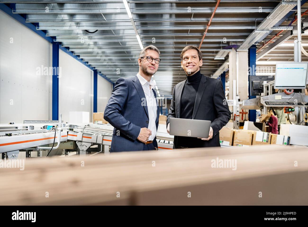 Standing smiling meeting communication hi-res stock photography and ...