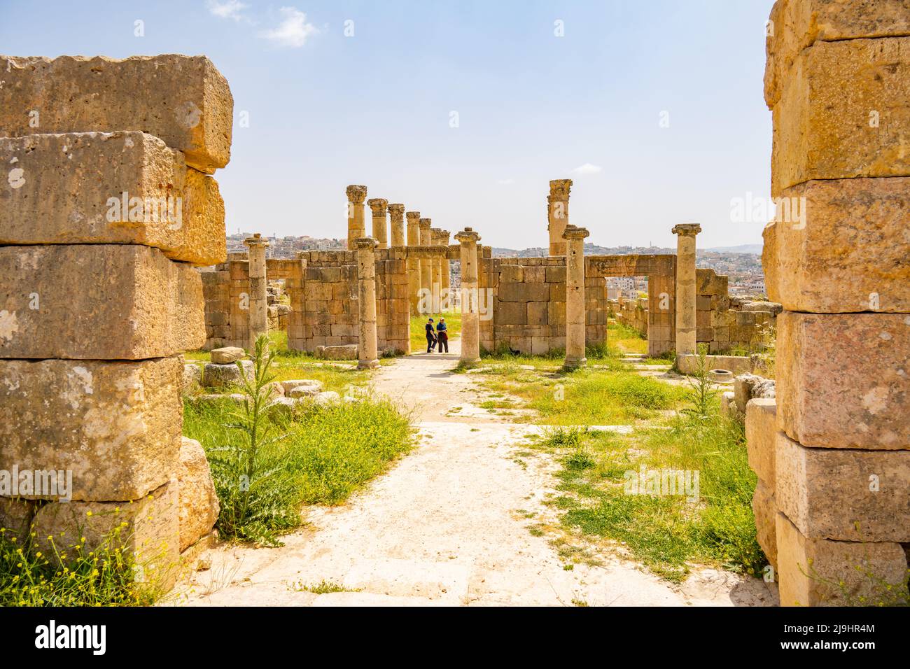 Church of St. Theodore, Jerash Stock Photo - Alamy
