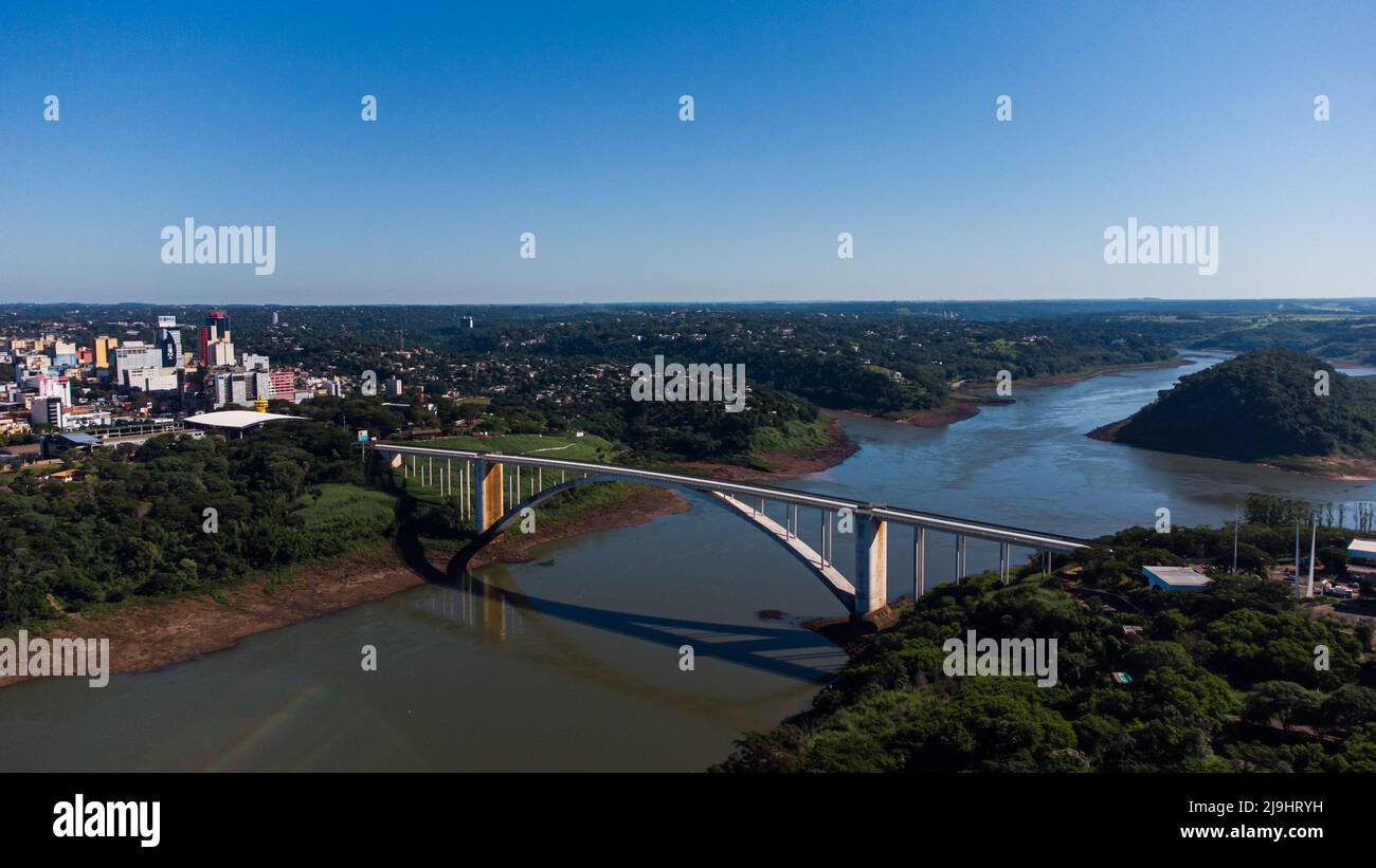 Friendship bridge brazil hi-res stock photography and images - Alamy