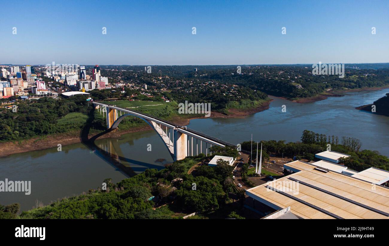Friendship bridge brazil hi-res stock photography and images - Alamy