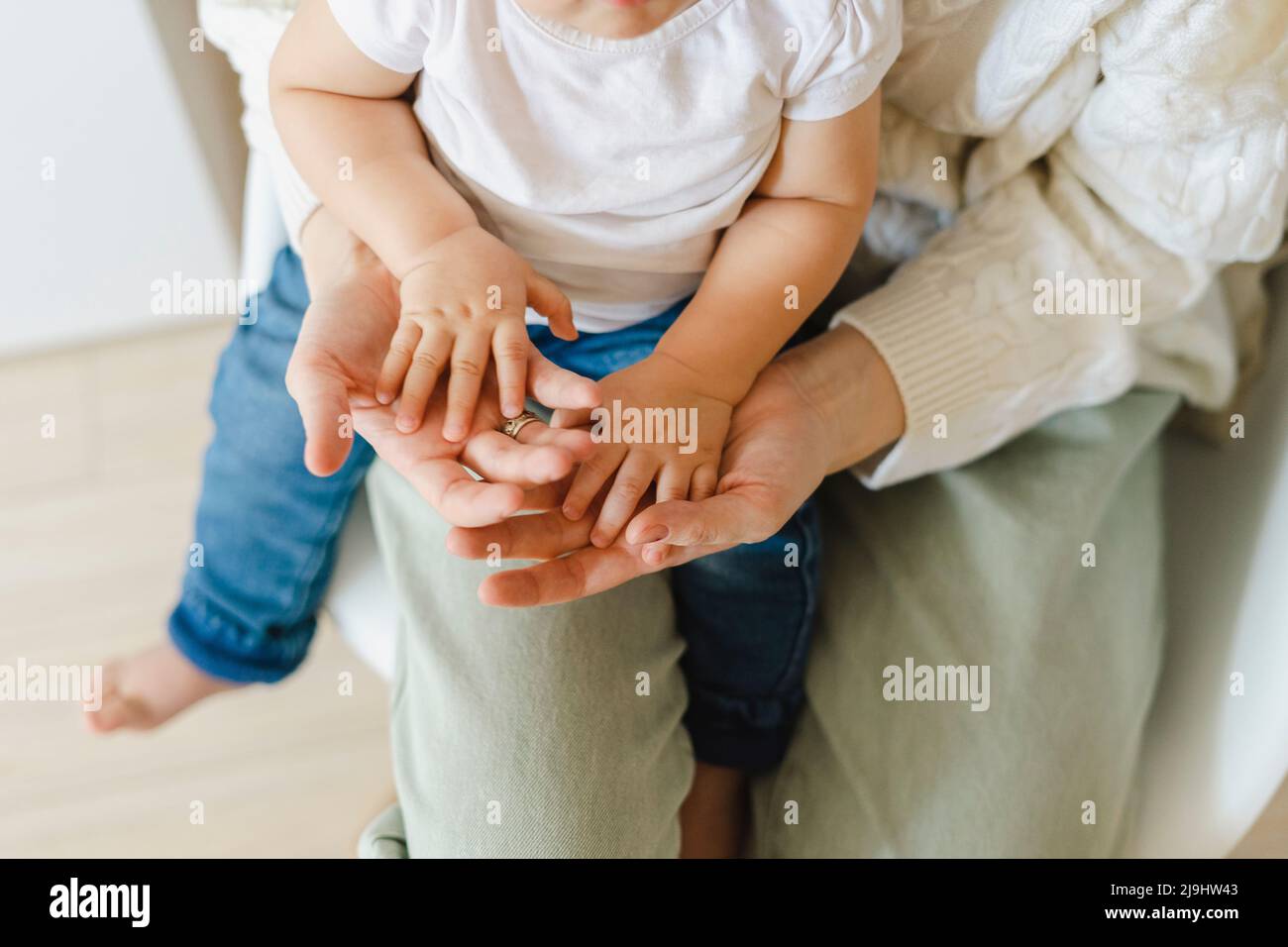 Child Hands In Lap