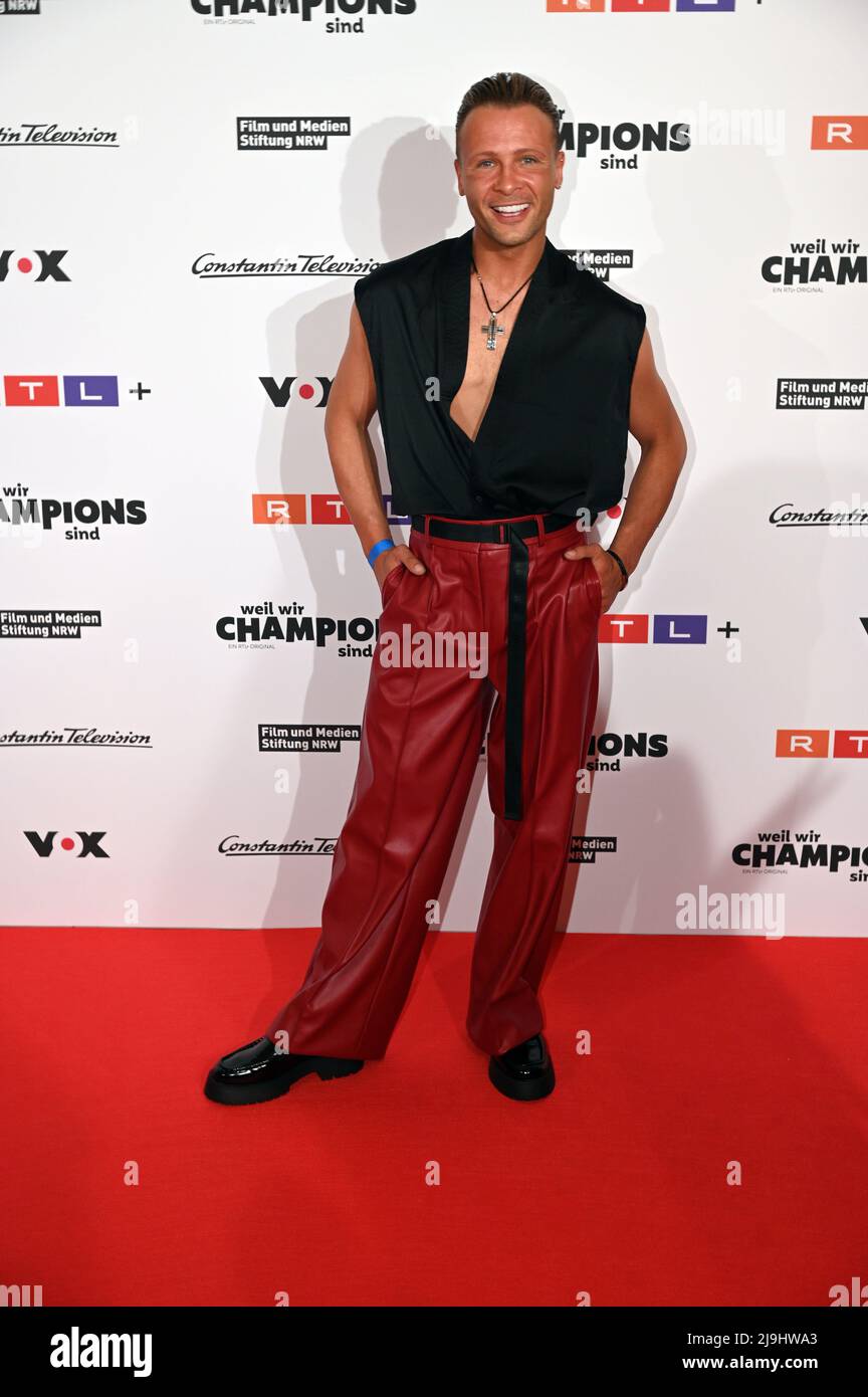 Cologne, Germany. 23rd May, 2022. Emil Kusmirek, athlete, comes to the ...