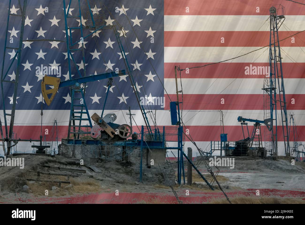 Shale drilling rig us hi-res stock photography and images - Alamy