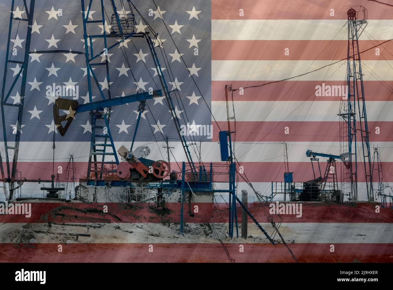 Shale drilling rig us hi-res stock photography and images - Alamy