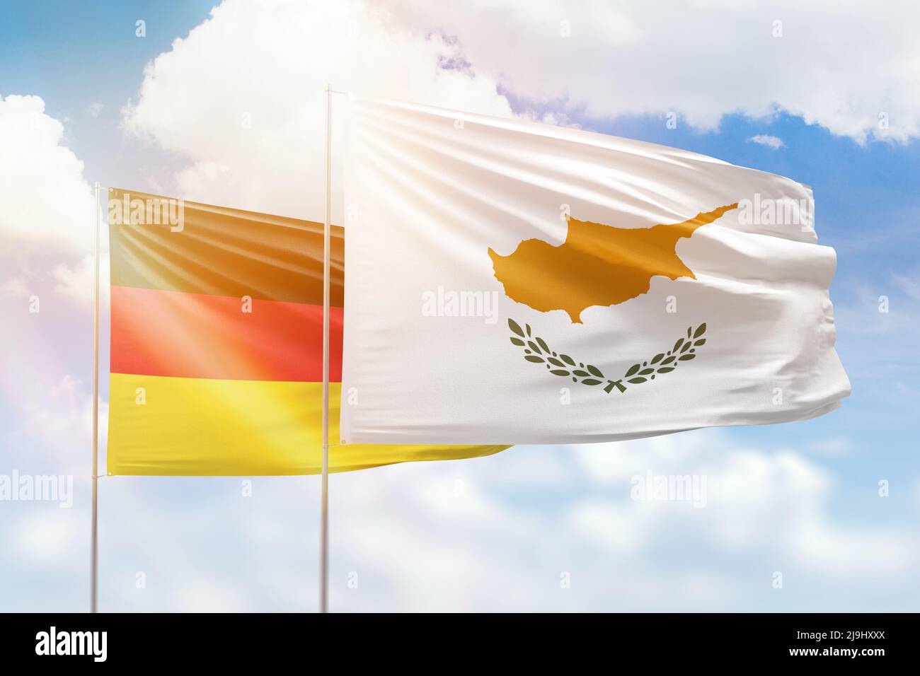 Cyprus germany flag hi-res stock photography and images - Alamy
