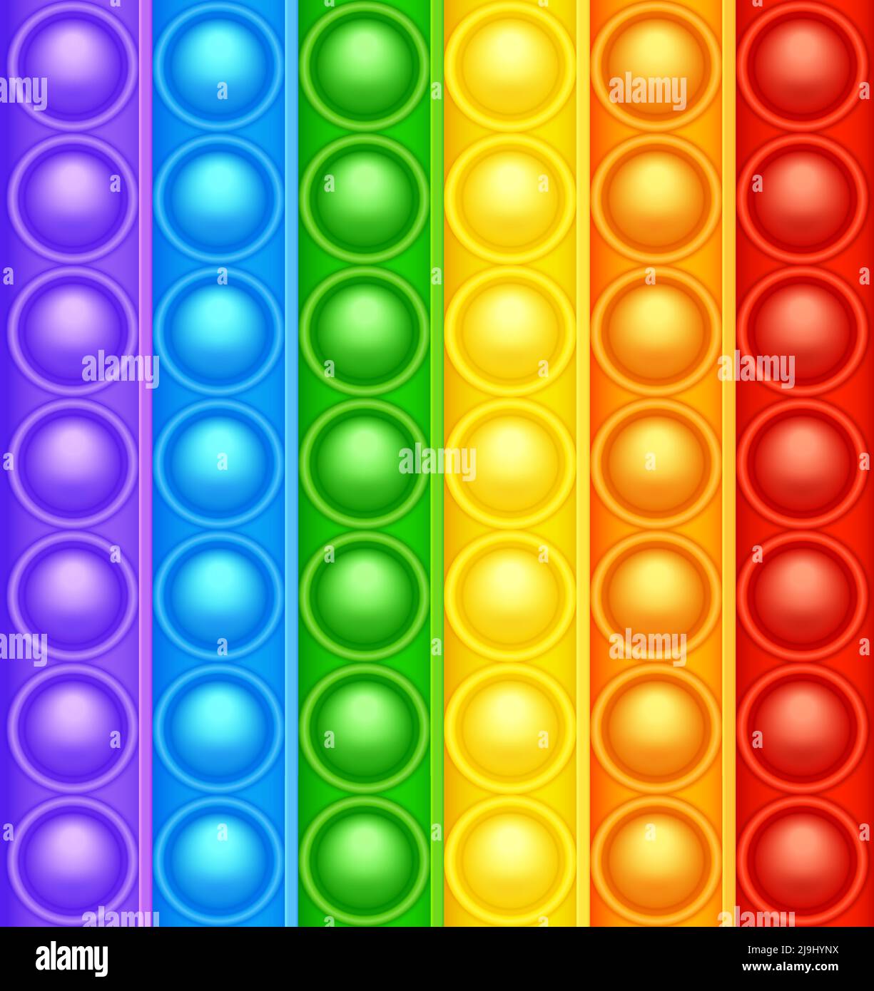 Colorful silicone anti-stress pop it toy texture, pattern. Trendy ...