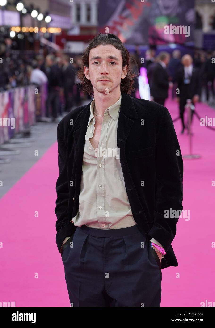 Rory Alexander arriving for the premiere of Pistol, at the Odeon Luxe ...