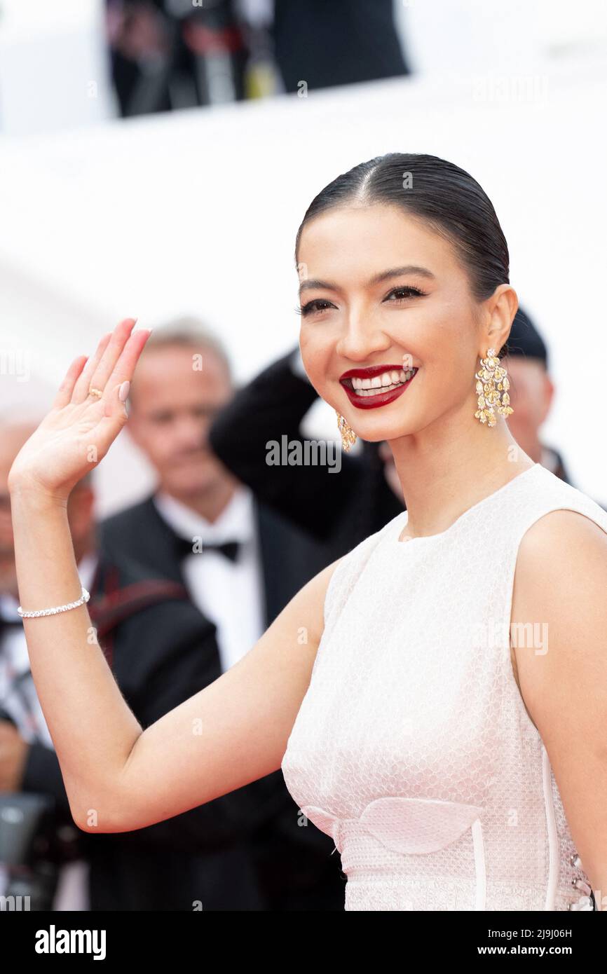 Raline Shah attends the screening of Decision to Leave during the 75th ...