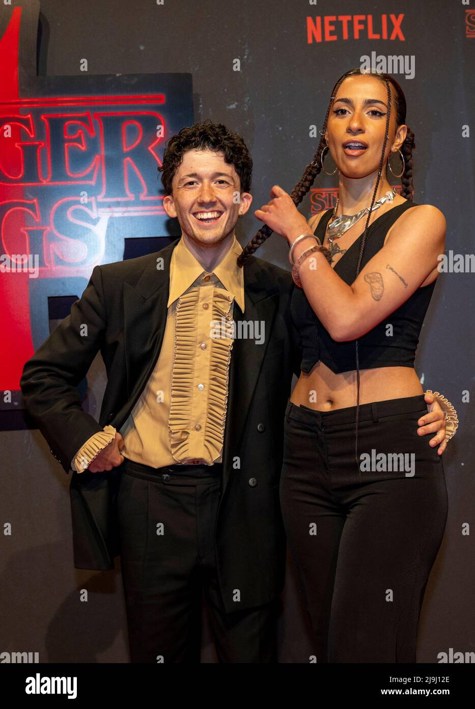 Berlin, Germany. 23rd May, 2022. Actor Maximilian Mundt with company ...