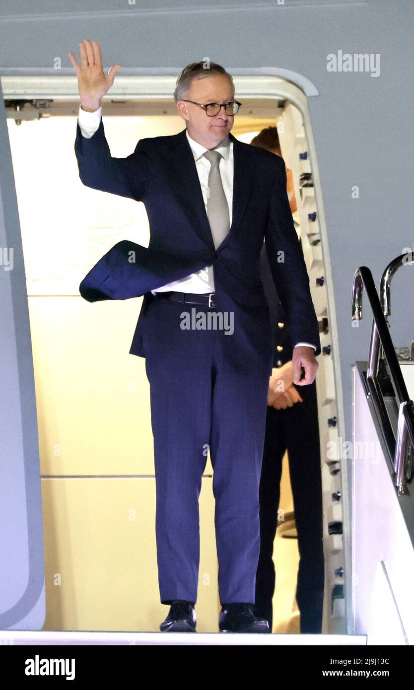 Tokyo, Japan. 23rd May, 2022. Australia's new Prime Minister Anthony ...