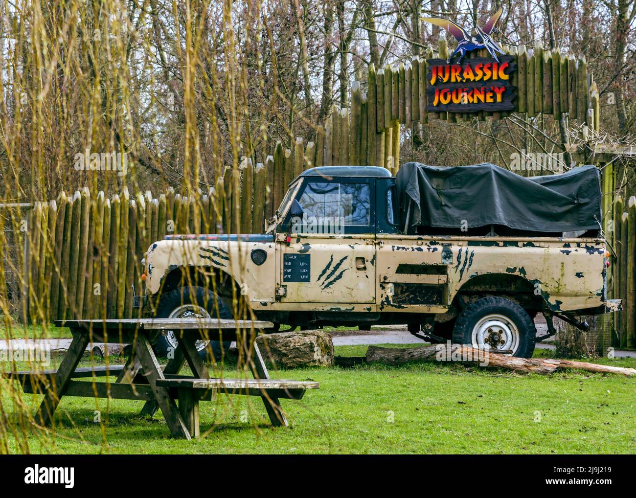 Jurassic Journey at Birdland, Bourton On The Water in Gloucestershire ...