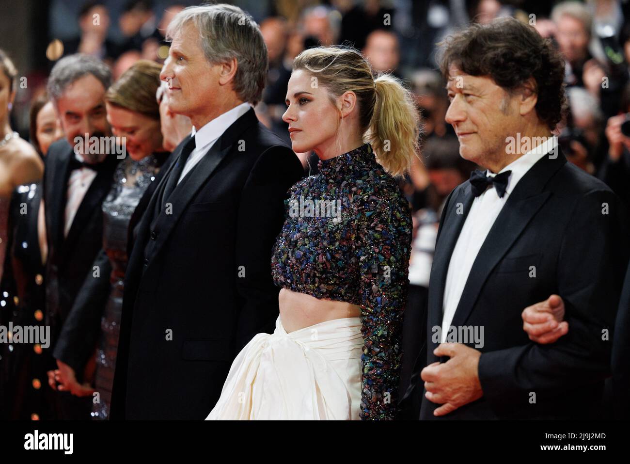 Cannes, France, May 23, 2022, Denise Capezza, Nadia Litz, Don McKellar ...