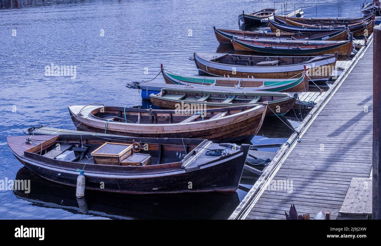 Boats at the dock Stock Photo - Alamy