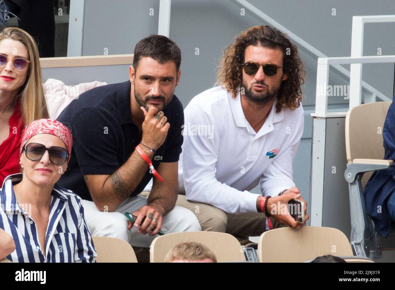 Paris, France. May 22, 2022, Jeremy Frerot and his brother Lucas Frerot ...
