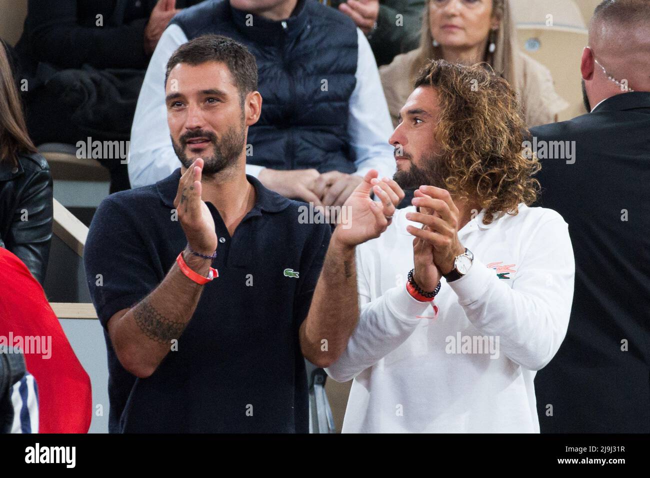 Paris, France. May 22, 2022, Jeremy Frerot and his brother Lucas Frerot ...