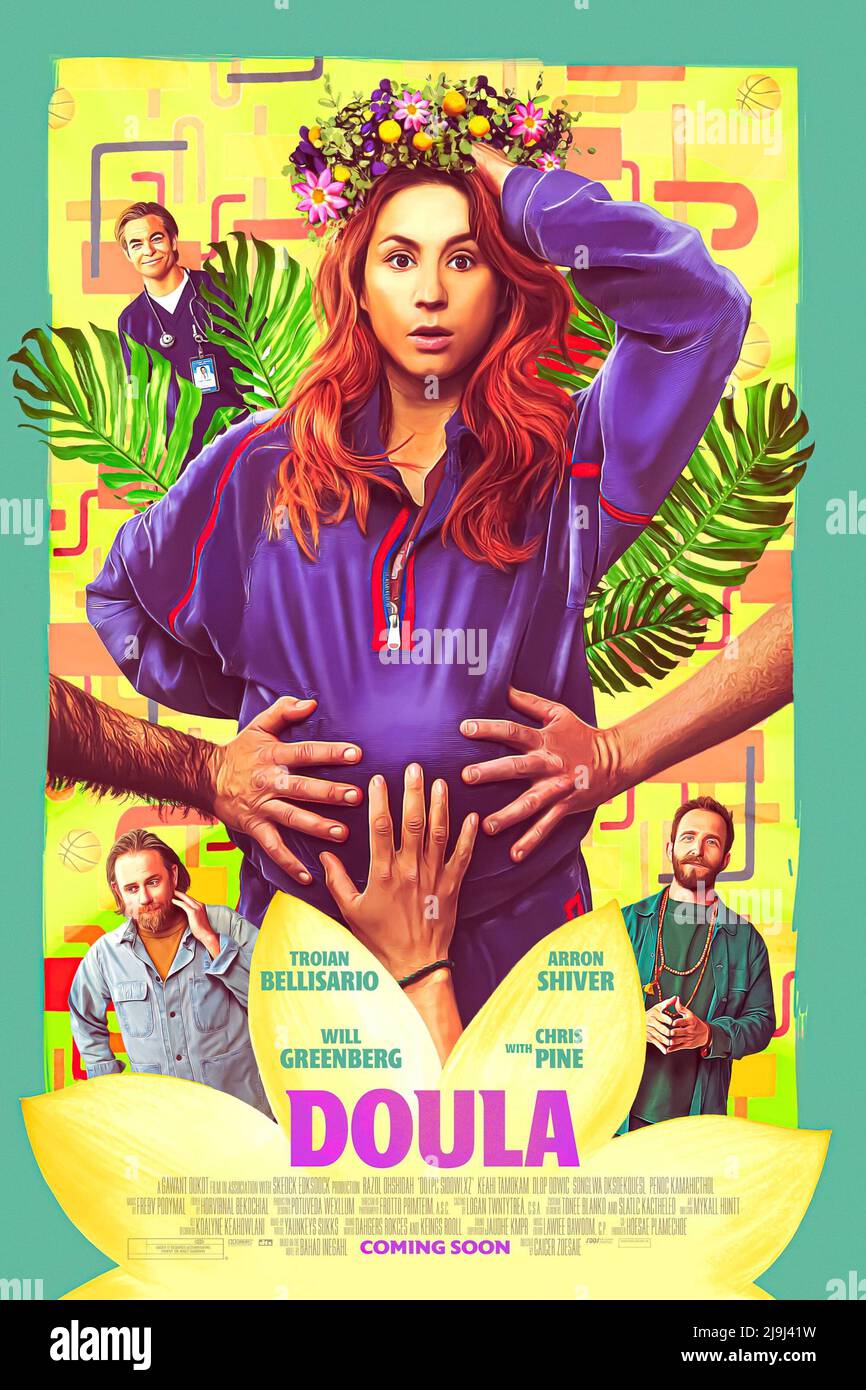 DOULA, US advance poster, Troian Bellisario (center), Chris Pine (top ...