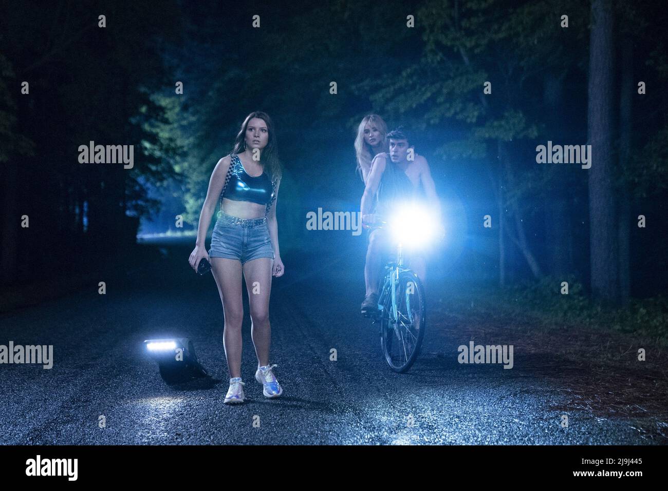 EMERGENCY, from left: Madison Thompson, Sabrina Carpenter, Diego ...