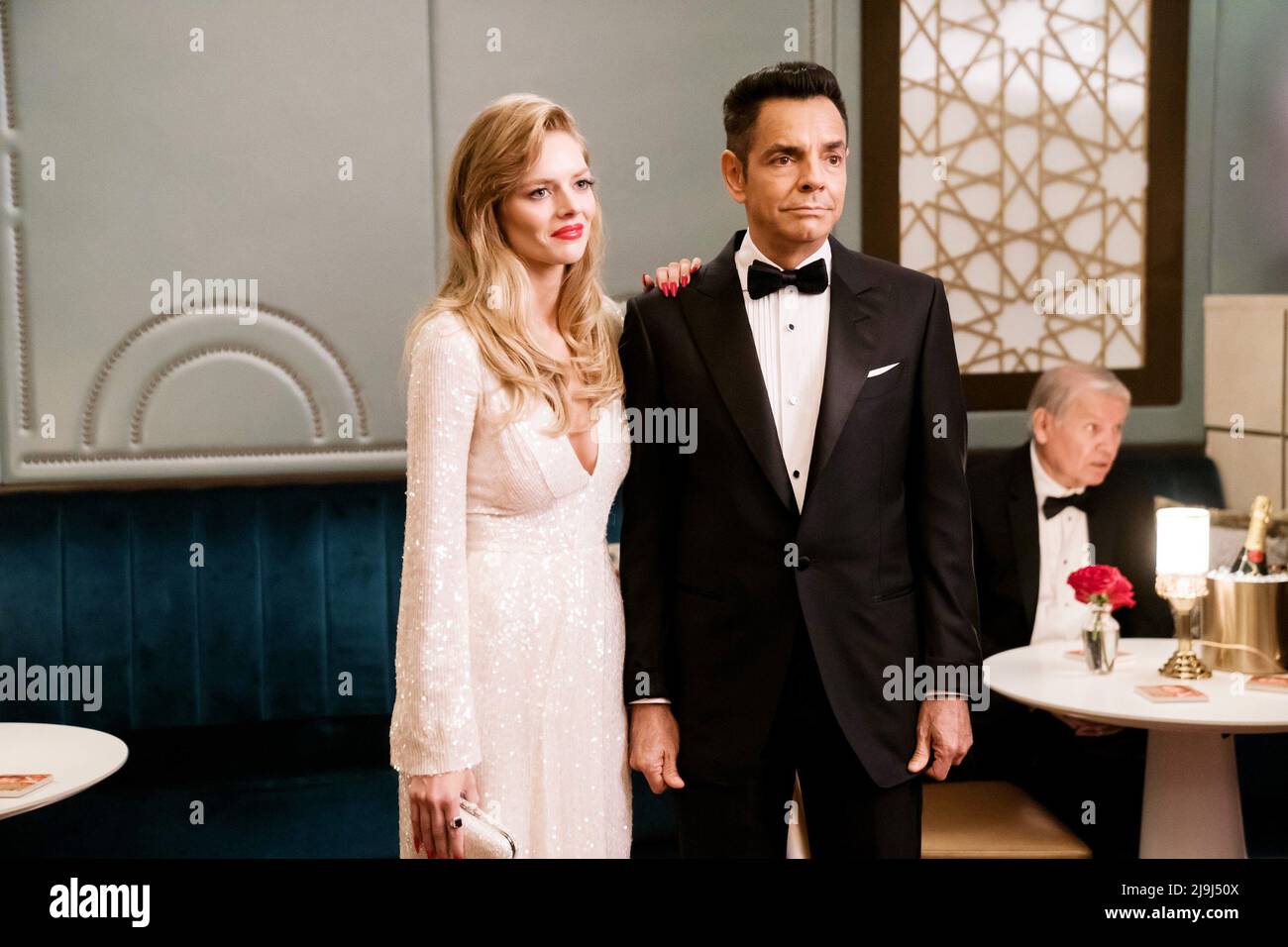 THE VALET, from left: Samara Weaving, Eugenio Derbez, 2022. ph: Dan ...