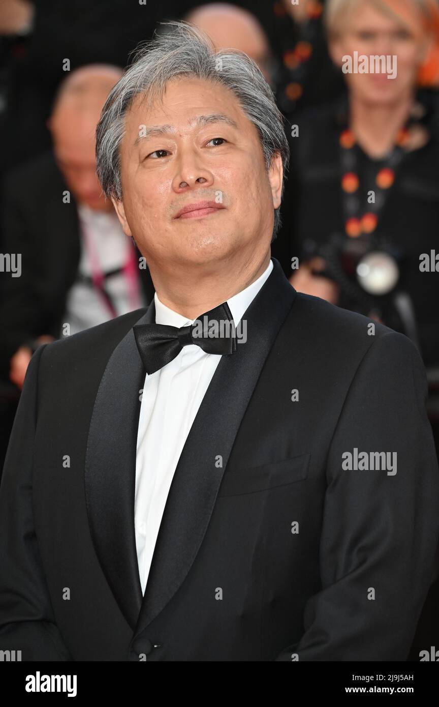 Cannes, France. 23rd May, 2022. CANNES, FRANCE. May 23, 2022: Park Chan ...