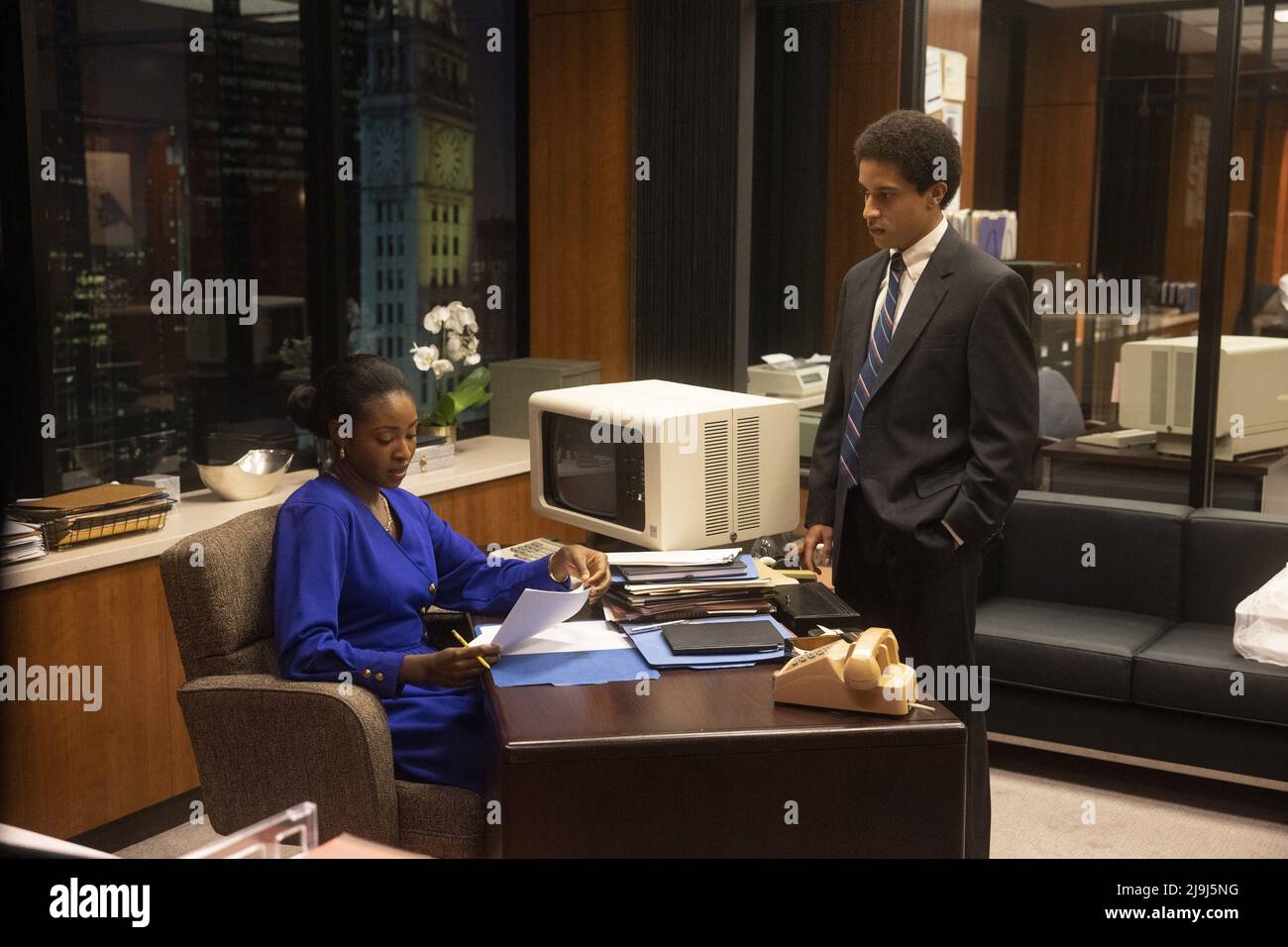 THE FIRST LADY, from left: Jaymie Lawson as Michelle Obama, Julian De ...