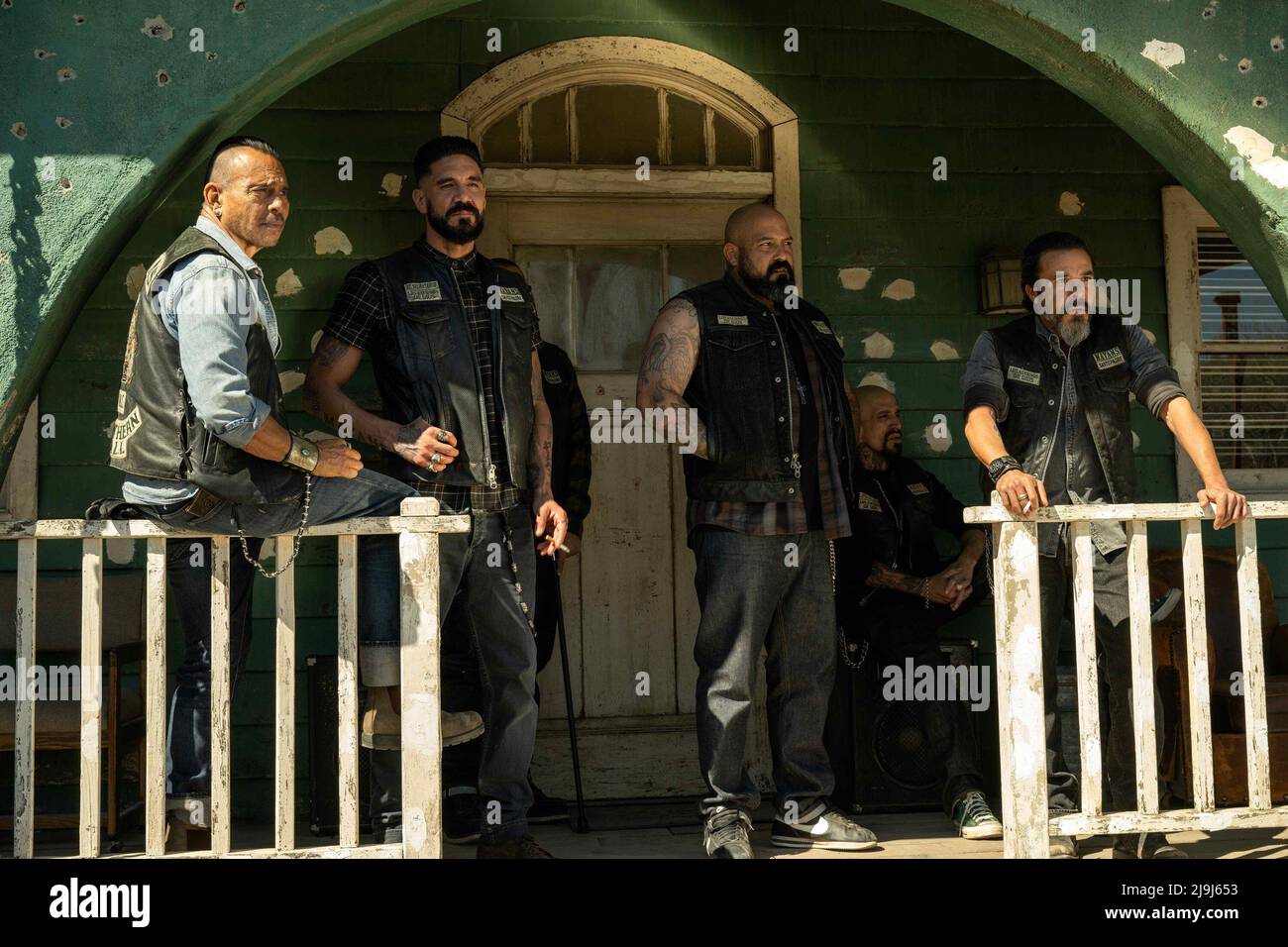MAYANS M.C., from left: Raoul Max Trujillo, Clayton Cardenas, Vincent ...