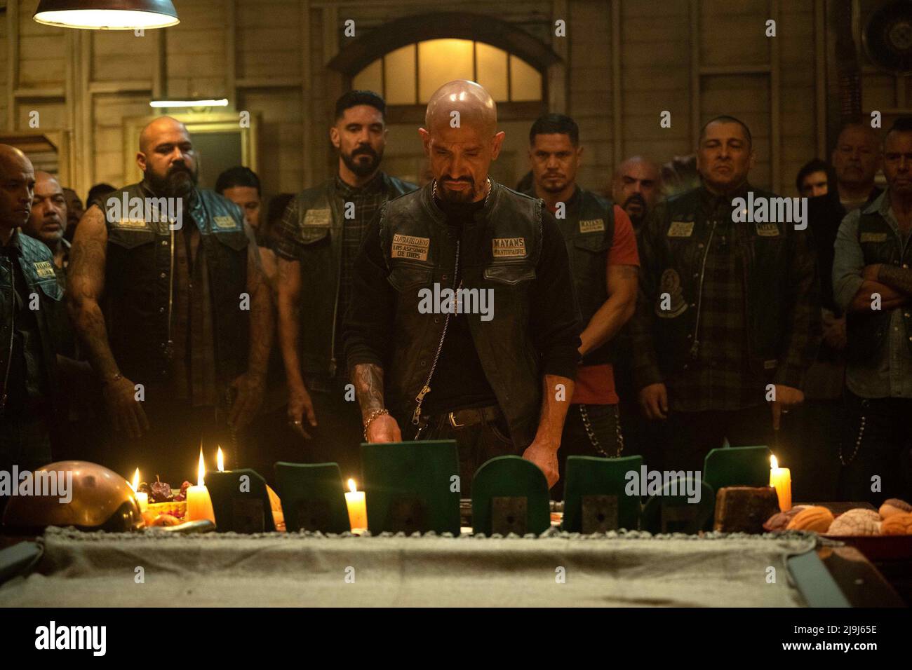 MAYANS M.C., from left: Vincent Rocco Vargas, Clayton Cardenas, Joseph ...