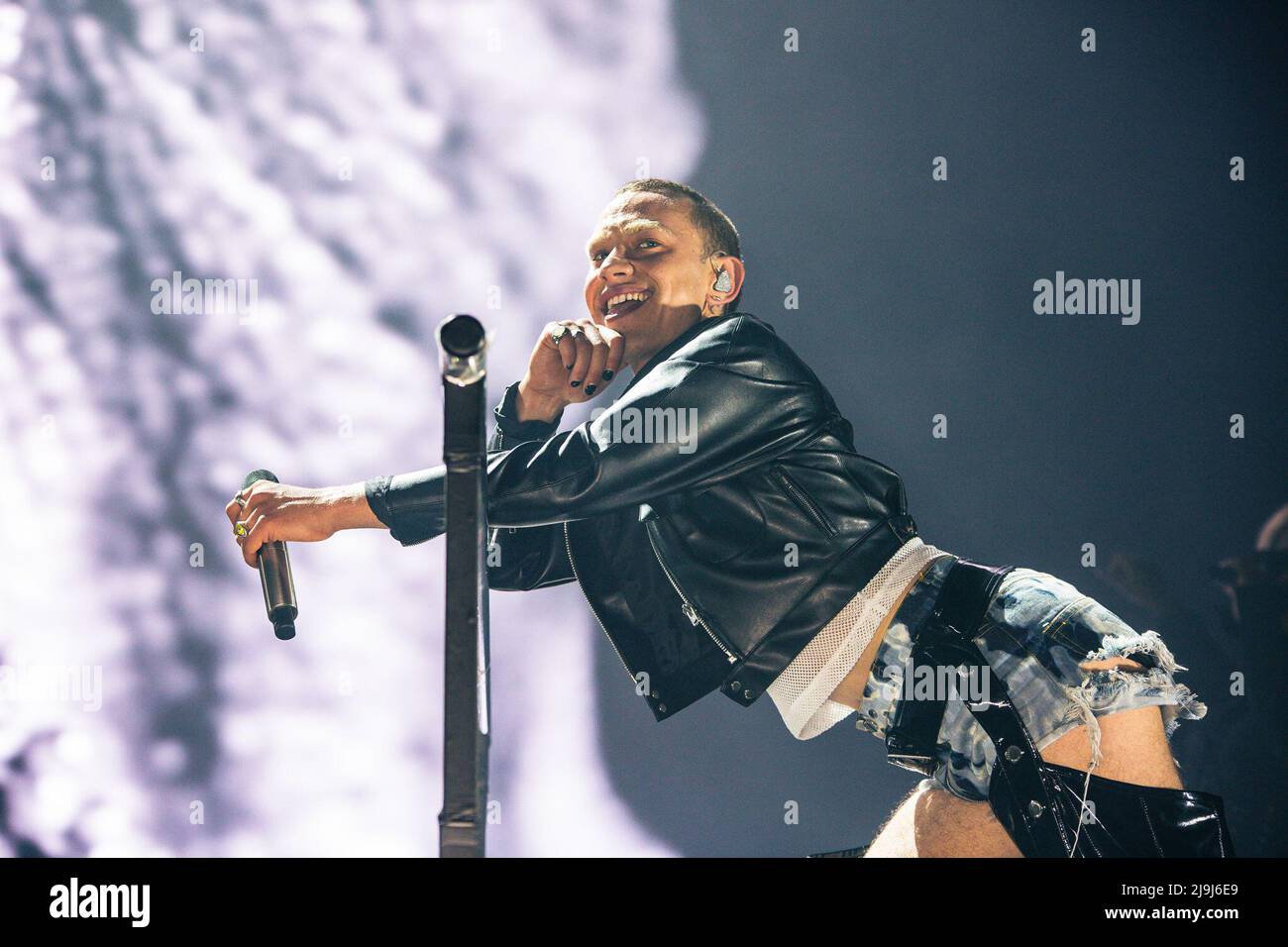 May 23, 2022: British pop-synth act 'Years and Years' perform a sold ...