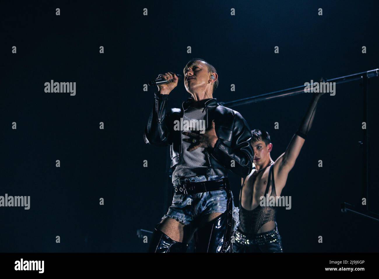 May 23, 2022: British pop-synth act 'Years and Years' perform a sold ...