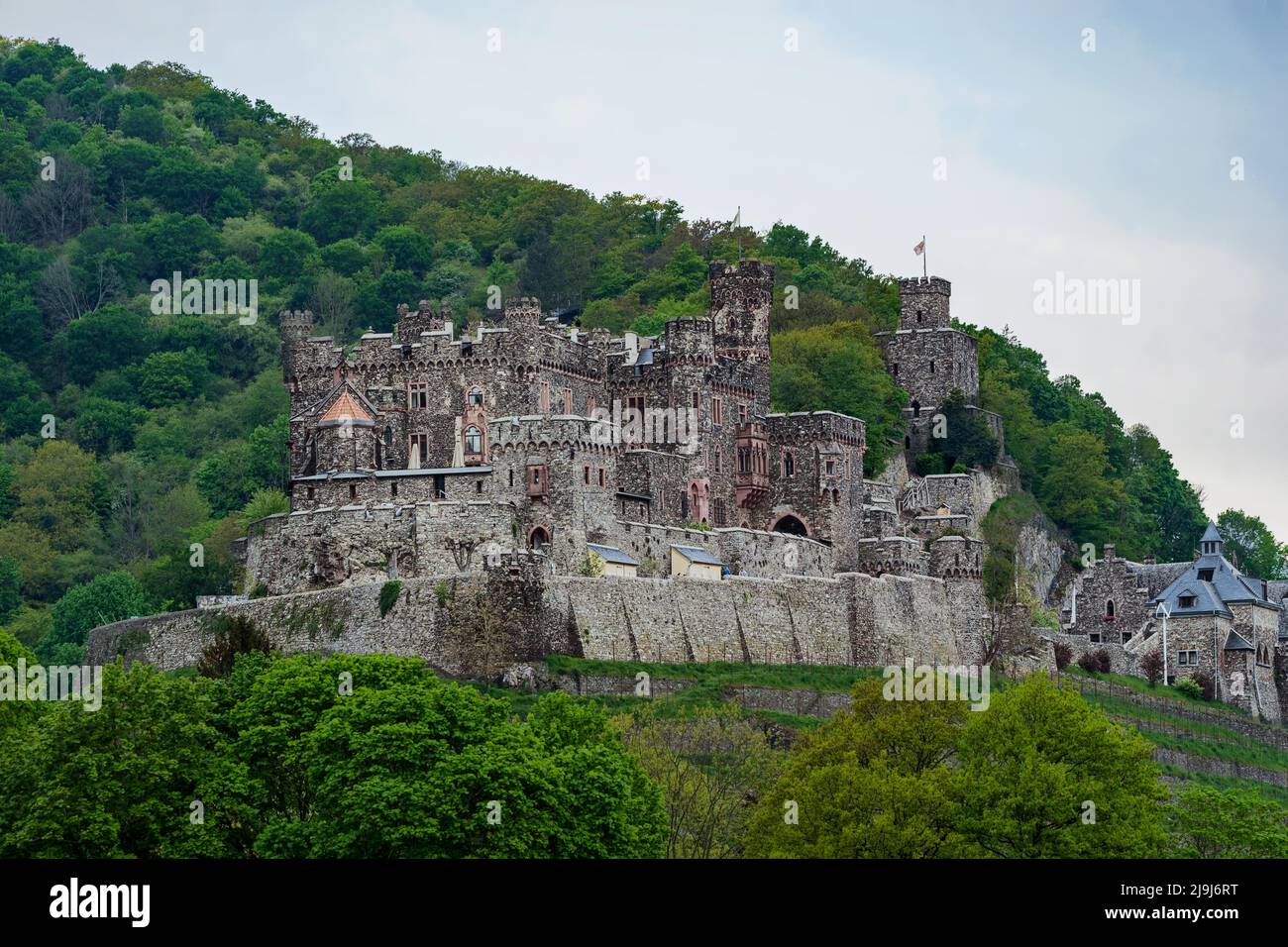 Sooneck Castle in the Middle Rhine River of Germany Stock Photo - Alamy