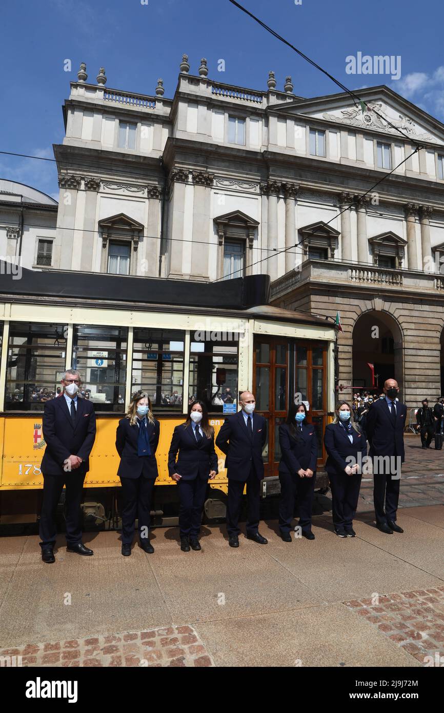 The funeral of Italian Ballet dancer Carla Fracci held at Teatro alla ...
