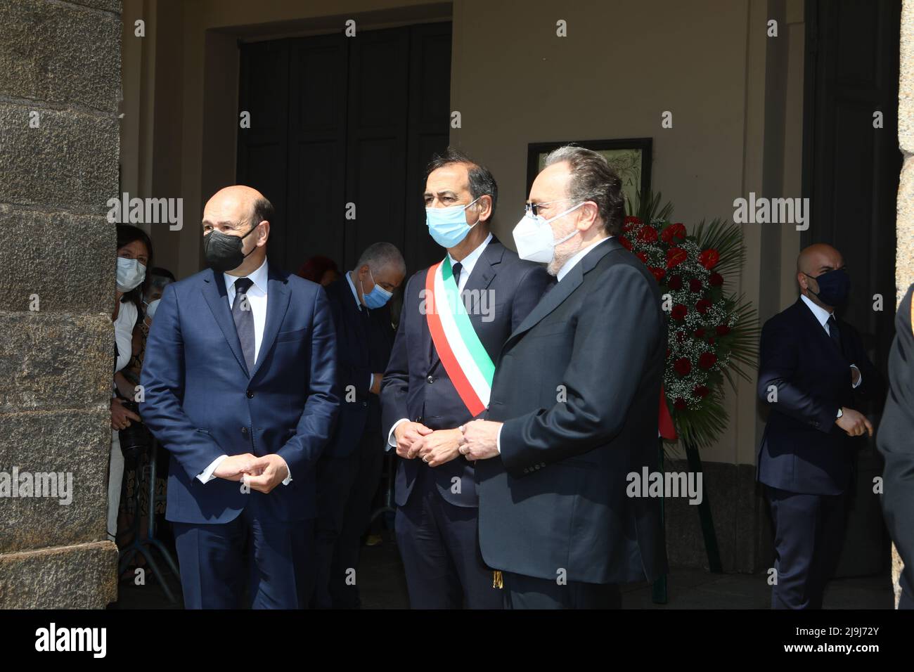 The funeral of Italian Ballet dancer Carla Fracci held at Teatro alla ...