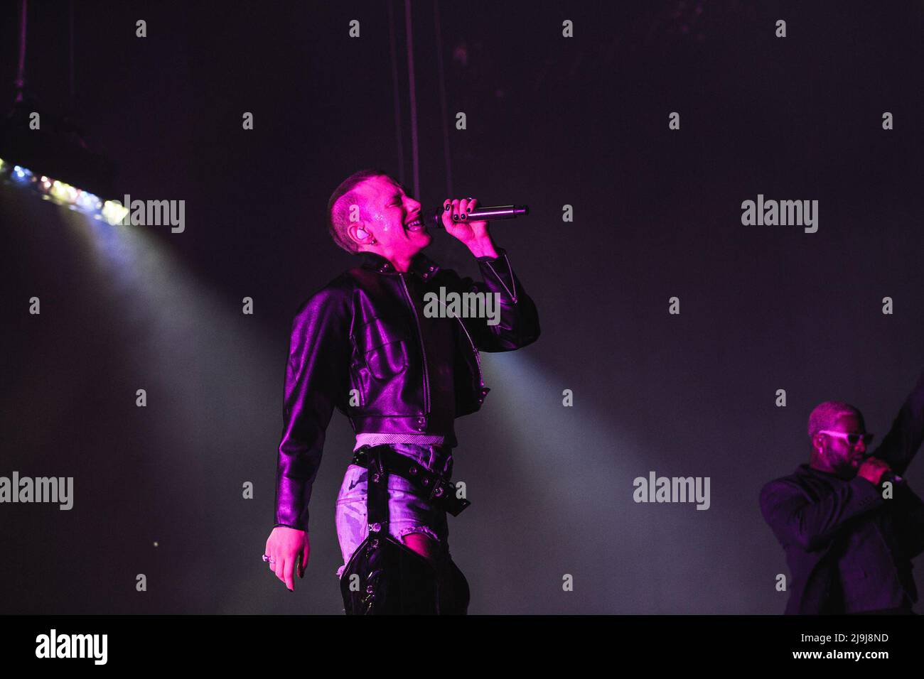 May 23, 2022: British pop-synth act 'Years and Years' perform a sold ...