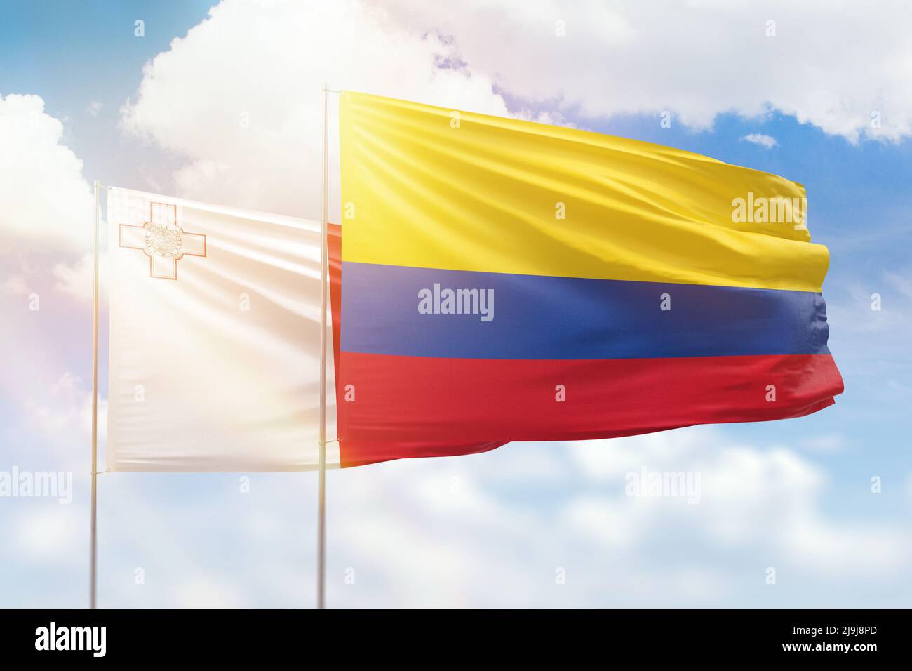 Malta colombia flag hi-res stock photography and images - Alamy