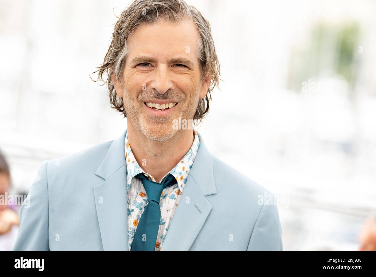 Brett Morgen attends the photocall for Moonage Dream during the 75th ...