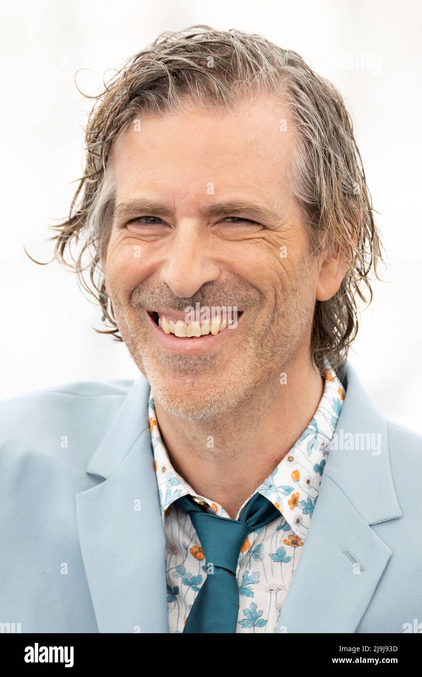 Brett Morgen attends the photocall for Moonage Dream during the 75th ...