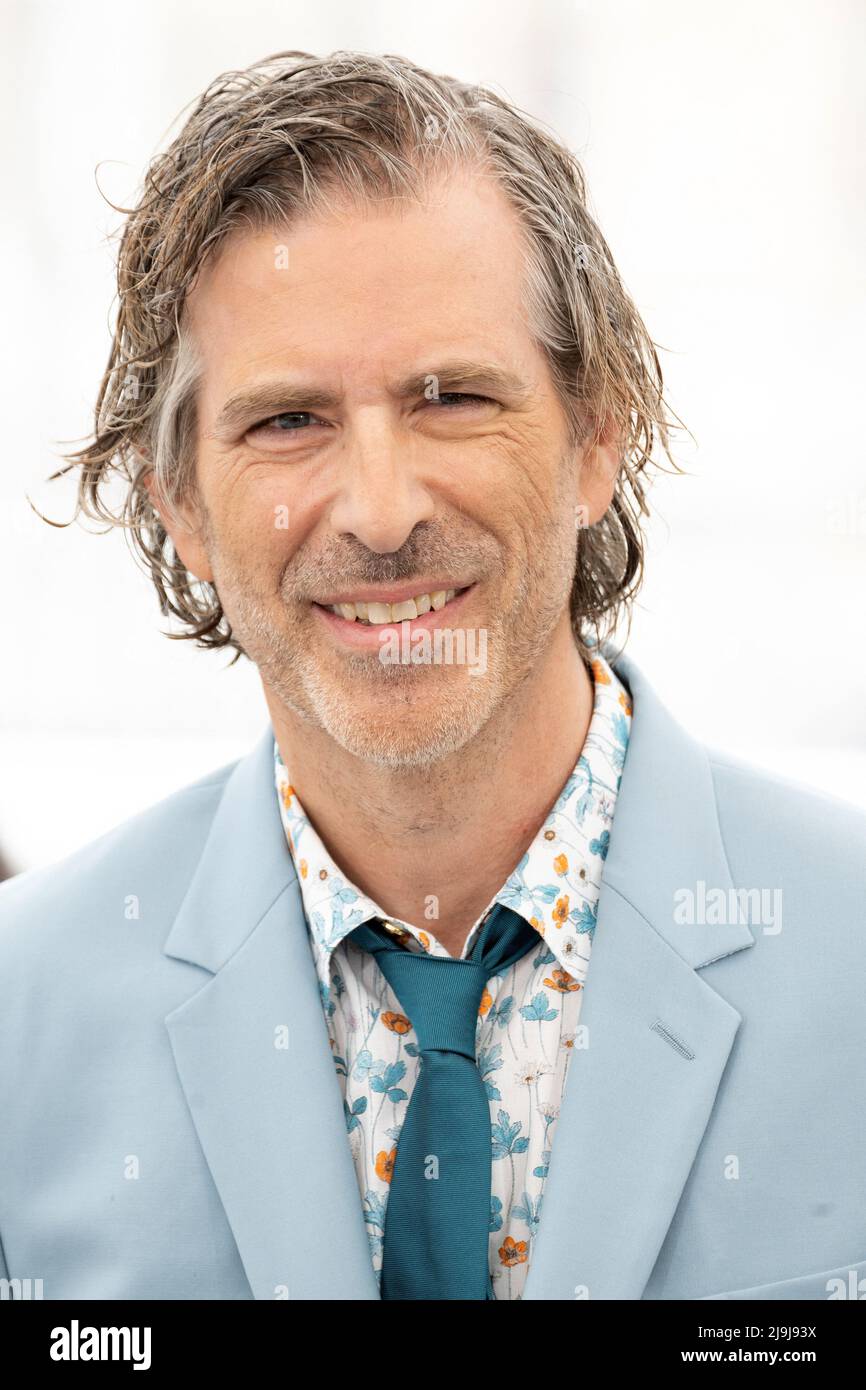 Brett Morgen attends the photocall for Moonage Dream during the 75th ...