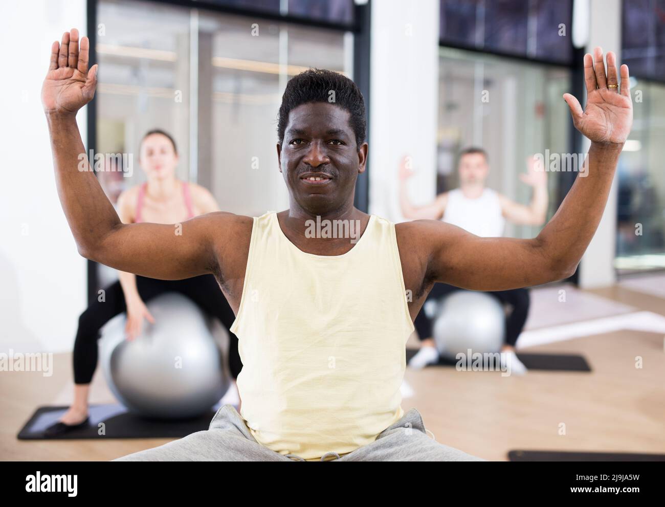 Group pilates class hi-res stock photography and images - Alamy