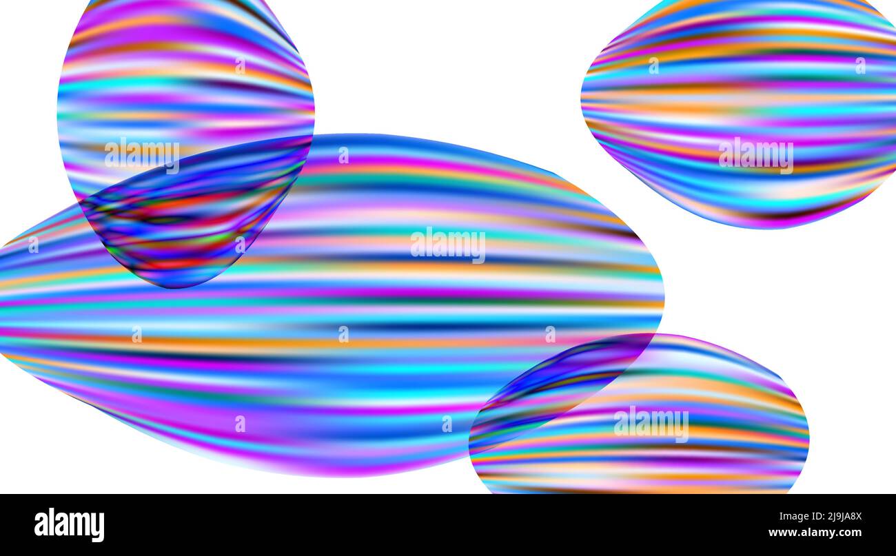 Color dreams. Abstract colorful hallucinations. Vector illustration ...