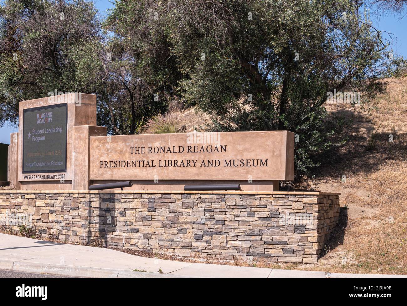 Simi Valley, California, USA - April 27, 2022: Ronald Reagan ...