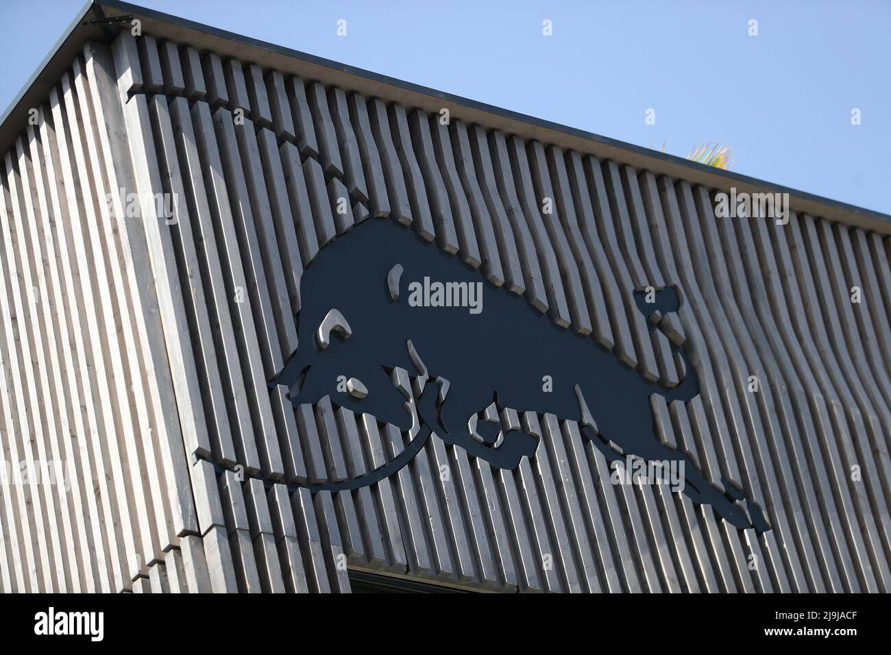 Barcelona, Spain. 22nd May, 2022. Oracle Red Bull Racing LOGO during ...