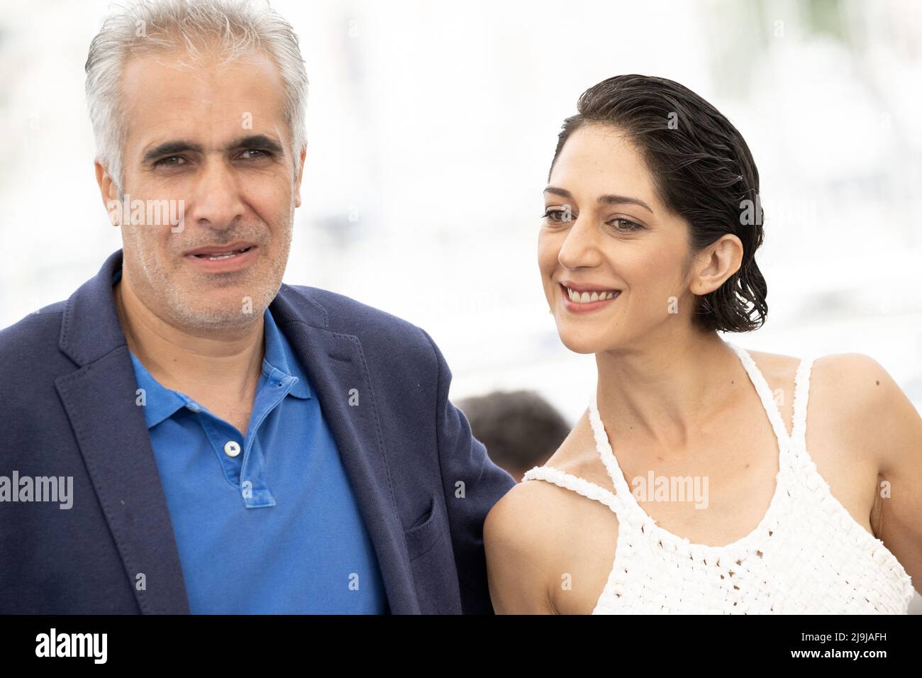 Zar Amir Ebrahimi and Mehdi Bajestani attend the photocall for Jerry Lee Lewis: Trouble In Mind ...