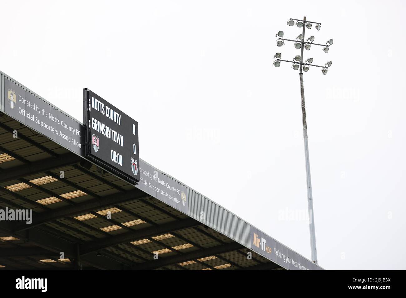 NOTTINGHAM, ENGLAND. MAY 23RD 2022. A general view of the stadium ahead ...