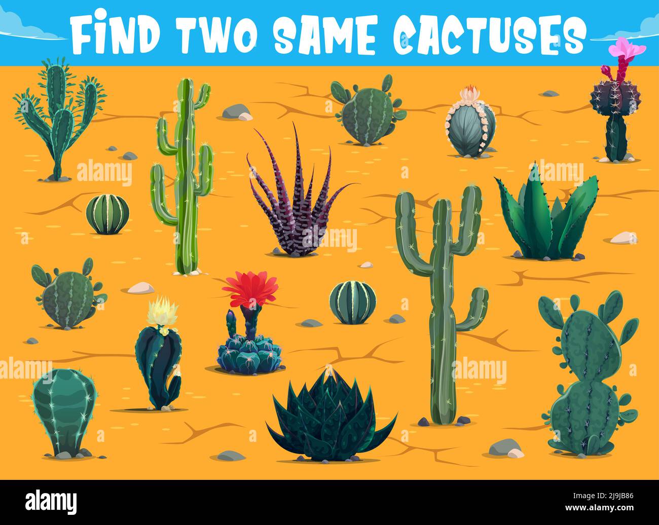 Spot the difference desert hi-res stock photography and images - Alamy