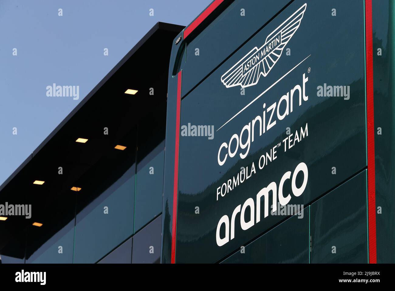 Barcelona, Spain. 22nd May, 2022. Aston Martin Aramco Cognizant F1 Team ...