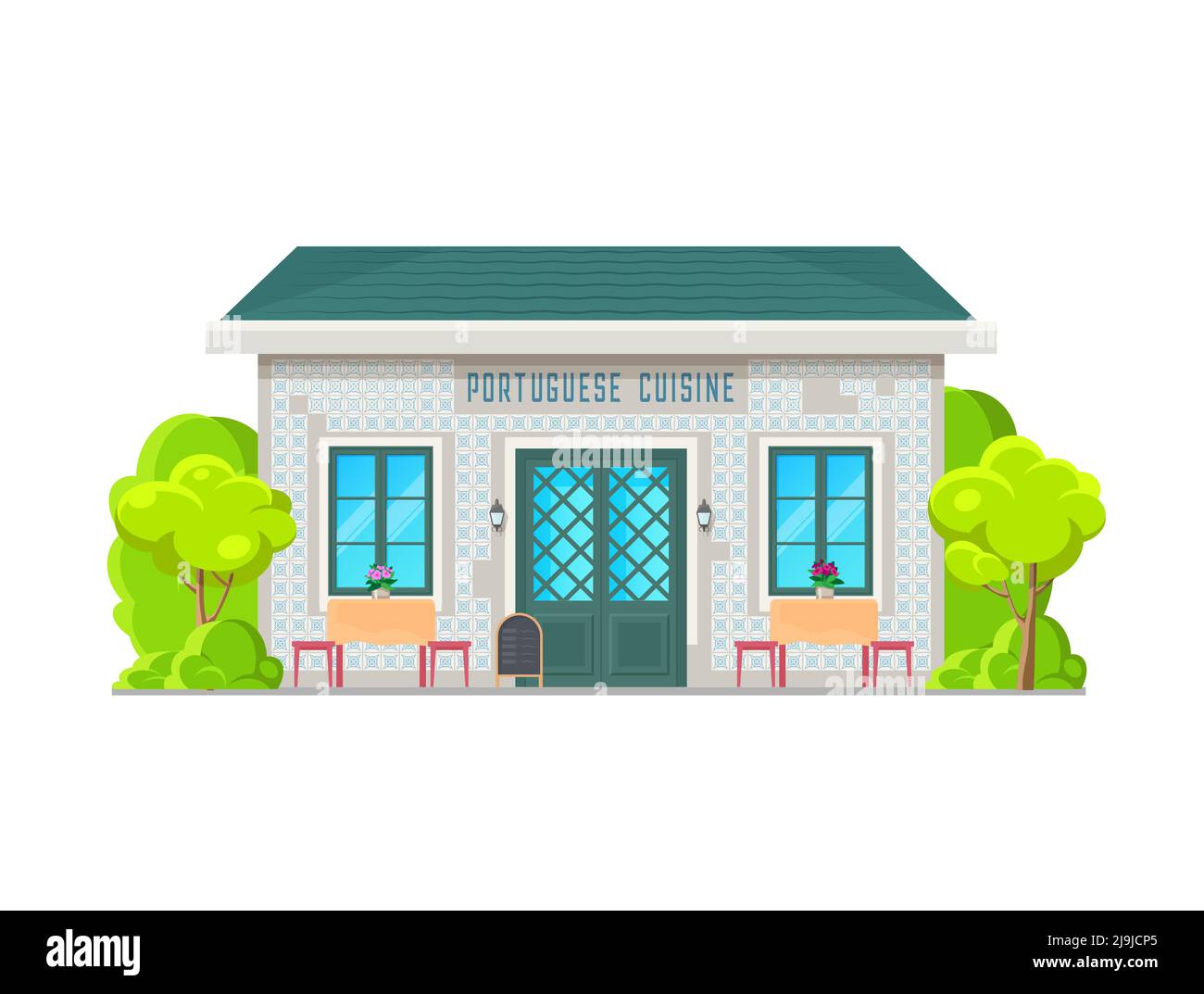 Food stand exterior Stock Vector Images - Alamy