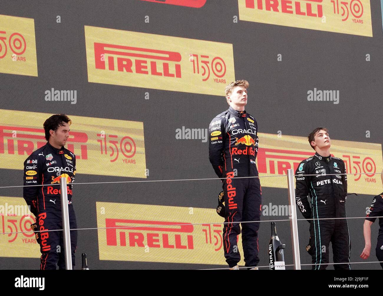 Circuit de Barcelona-Catalunya, Barcelona, Spain, May 22, 2022, Race Podium during FORMULA 1 ...