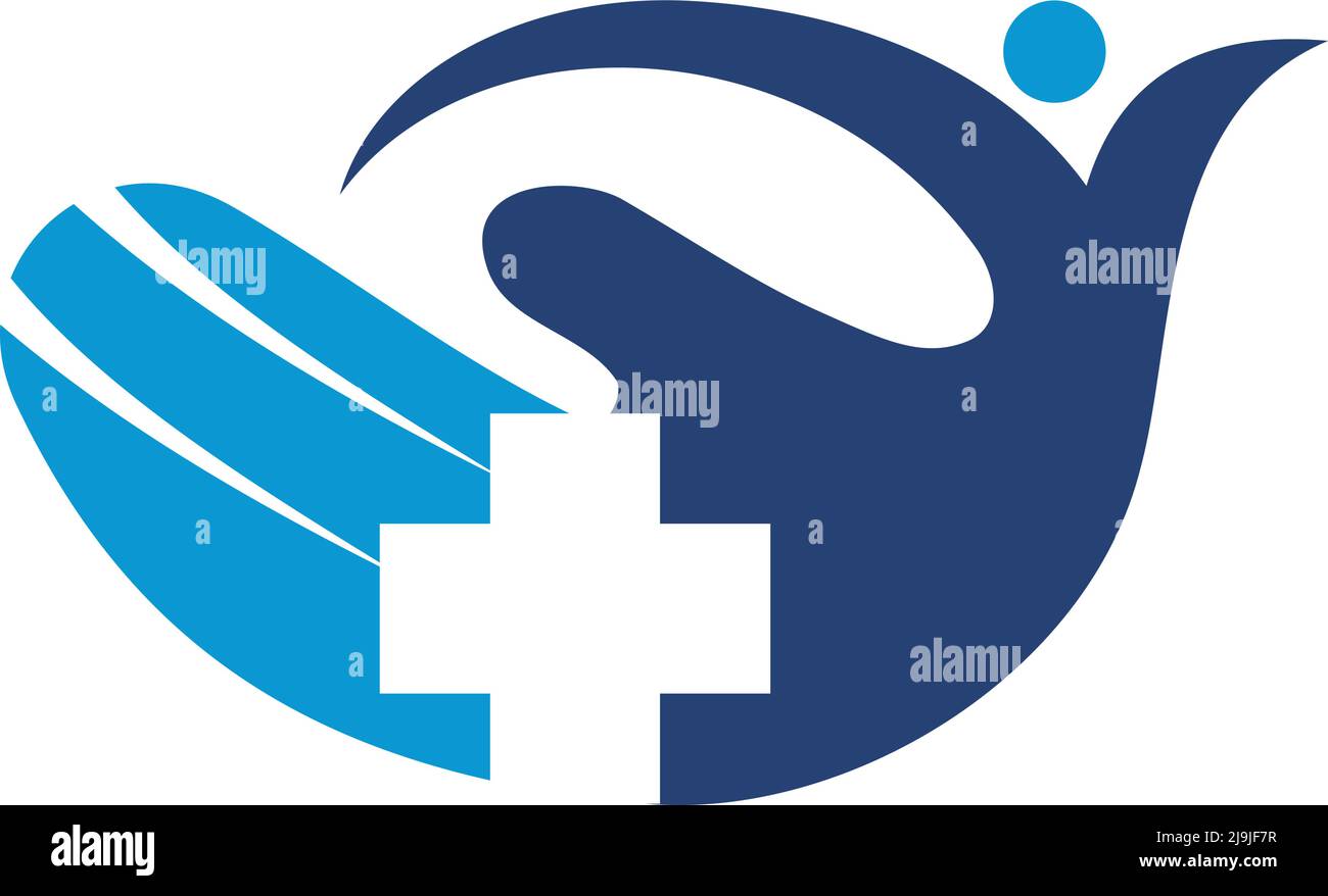 people Hand Medical health care logo Icon Illustration Brand Identity ...