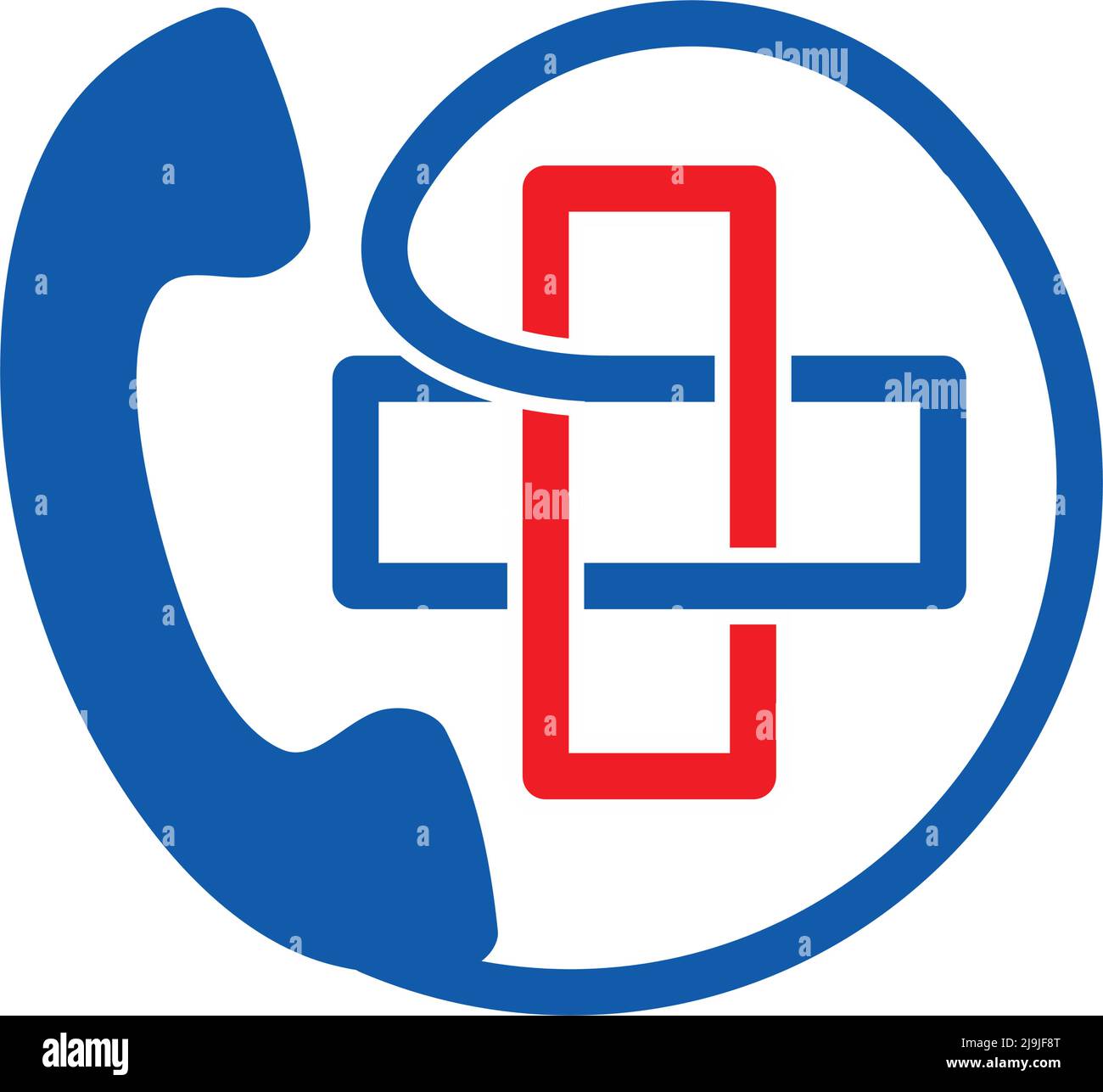 Call medical health logo Icon Illustration Brand Identity Stock Vector ...